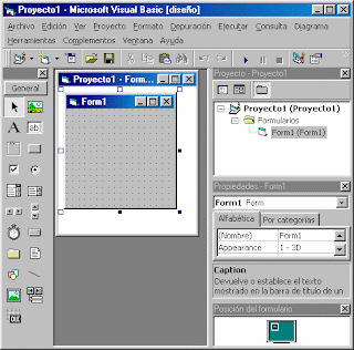 Ricardo-Oh: Sobre el Entorno gráfico de Visual Basic 6.0...