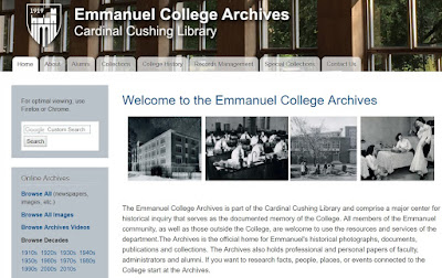 College History Garden: Emmanuel College Celebrates Centennial of ...