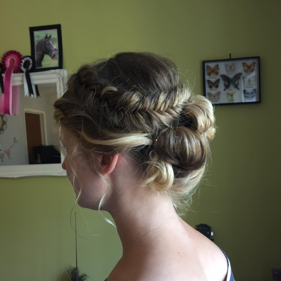 Hannah Toon Freelance Hairstylist Cornwall: Fishtail Braids for Wedding ...
