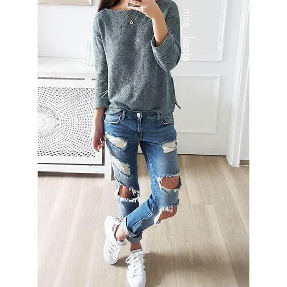 25 Ripped Jeans Outfits That Prove Denim Is Here to Stay - Fashion Reborn