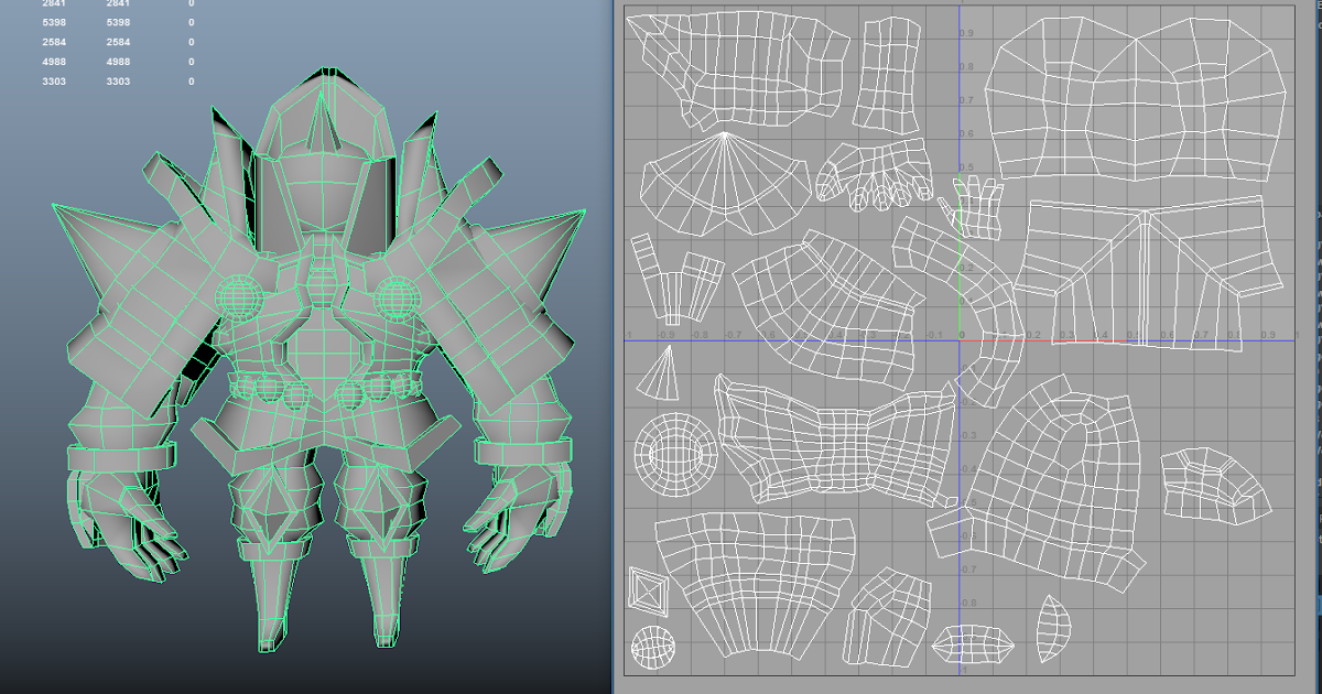 StudioLG: UV Unwrapped models