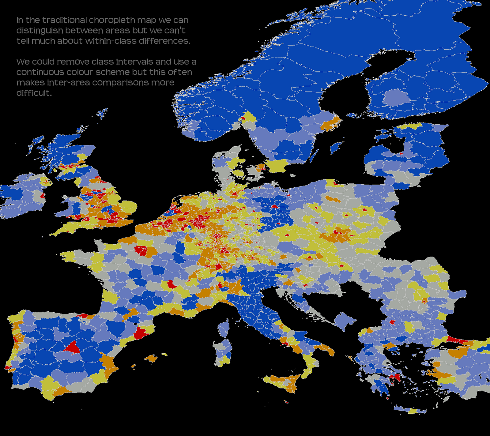 Population Density Map Europe