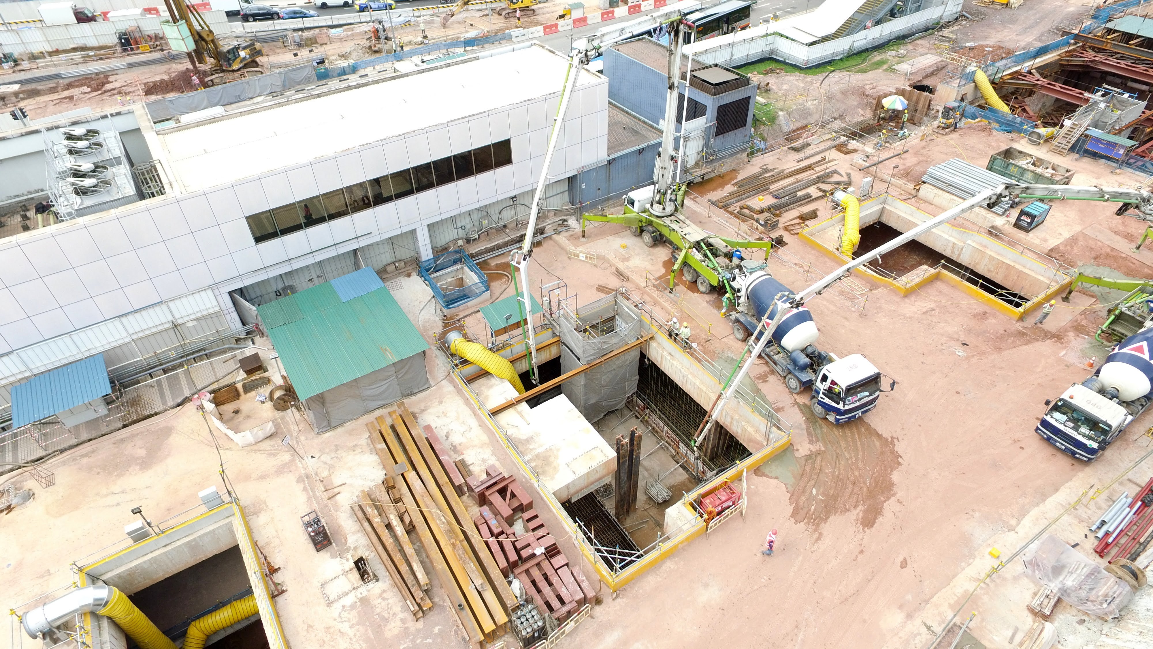 Thomson Line Construction: Outram Park Excavation