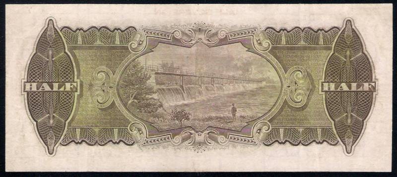 Australian Half Sovereign - Ten Shillings banknote 1927 King George V ...