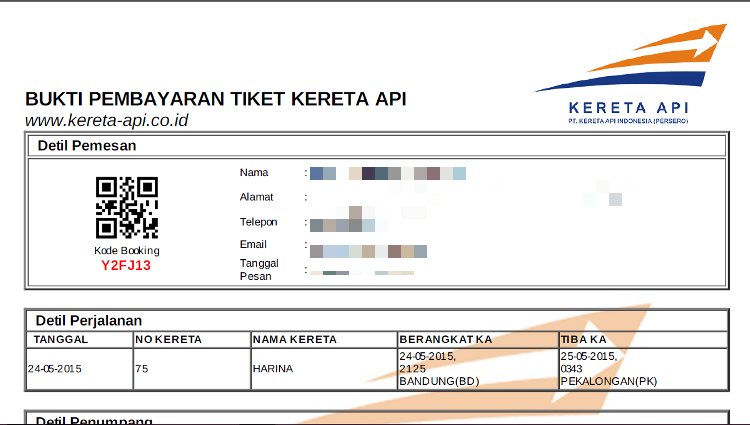 Baru 32+ Template Web Tiket Kereta