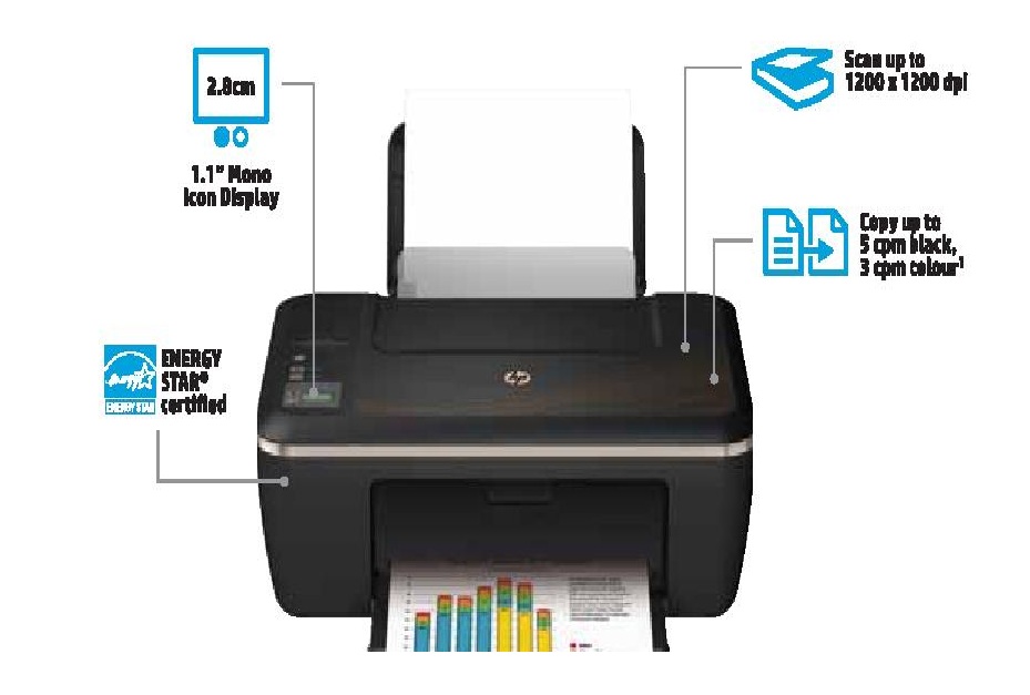 Как подключить принтер hp deskjet 2520 к ноутбуку