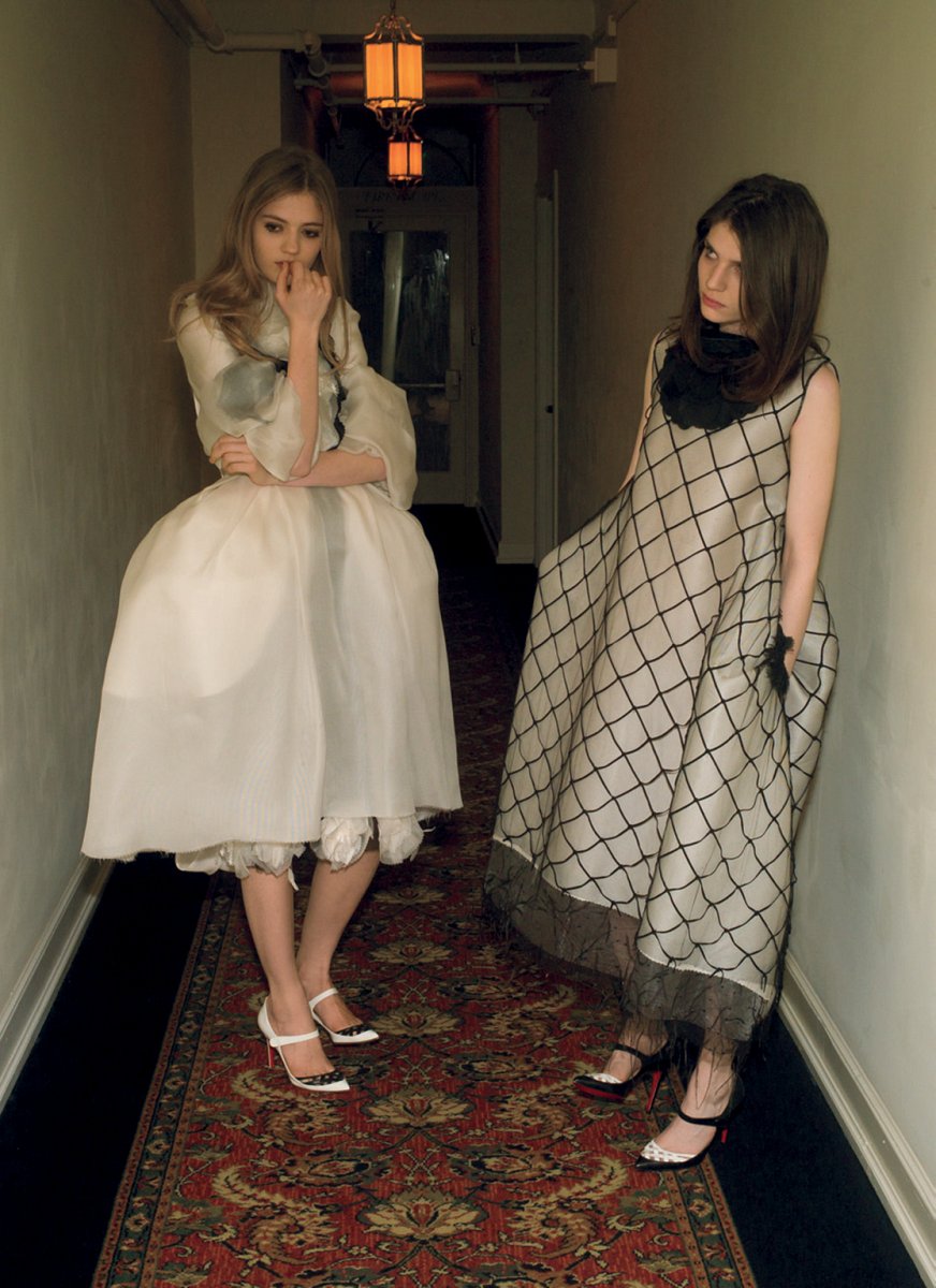 rodarte: ondria hardin, dorte limkilde and carrie-anne burton by nan ...