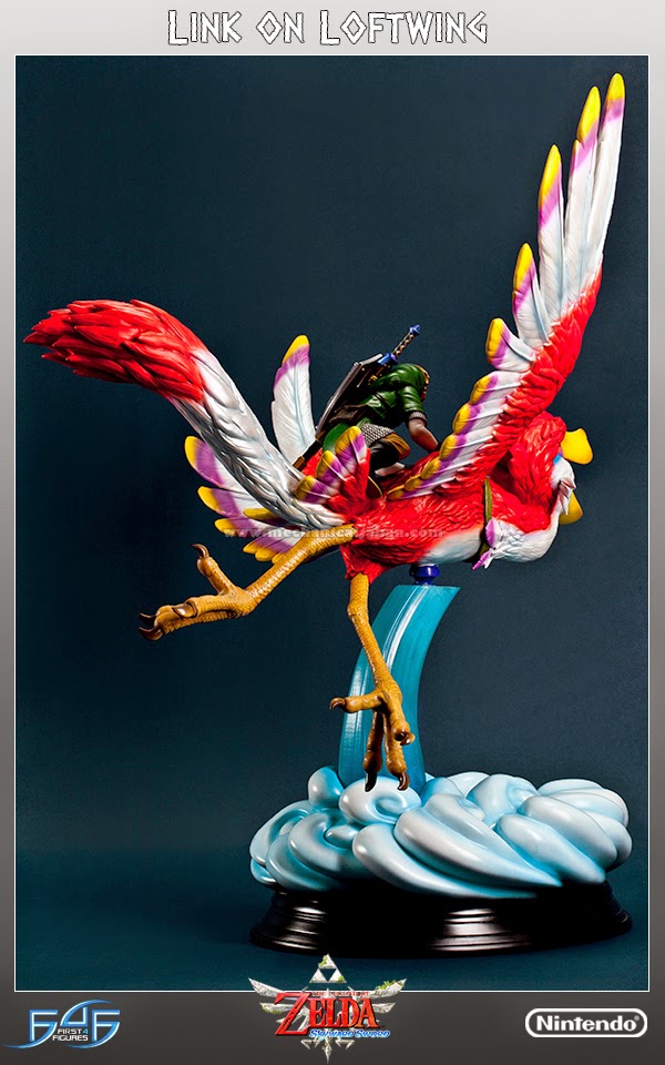 The Legend of Zelda: Skyward Sword - Link on Loftwing (First 4 Figures)