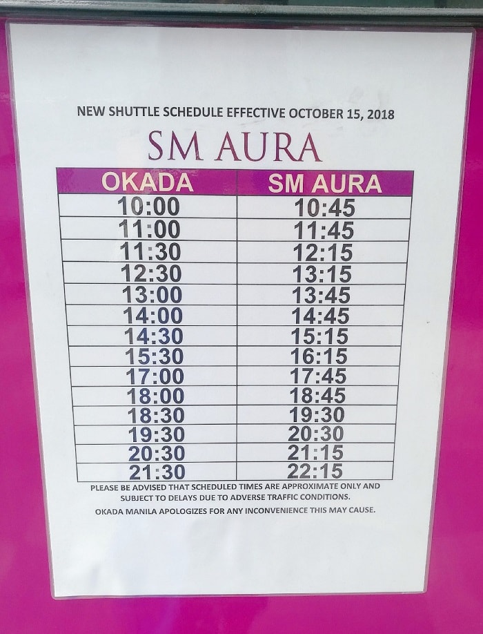 How to Commute to Okada Manila and SM MOA for Free - For Urban Women ...