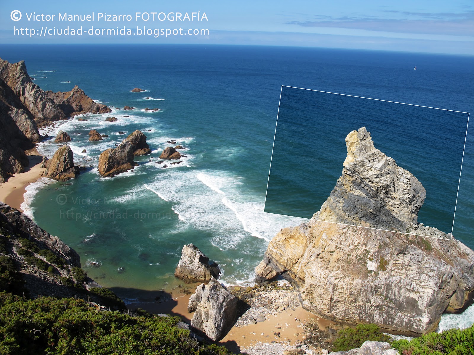 Ciudad-dormida: Playa de Ursa, la playa de los osos de piedra. Cabo da ...
