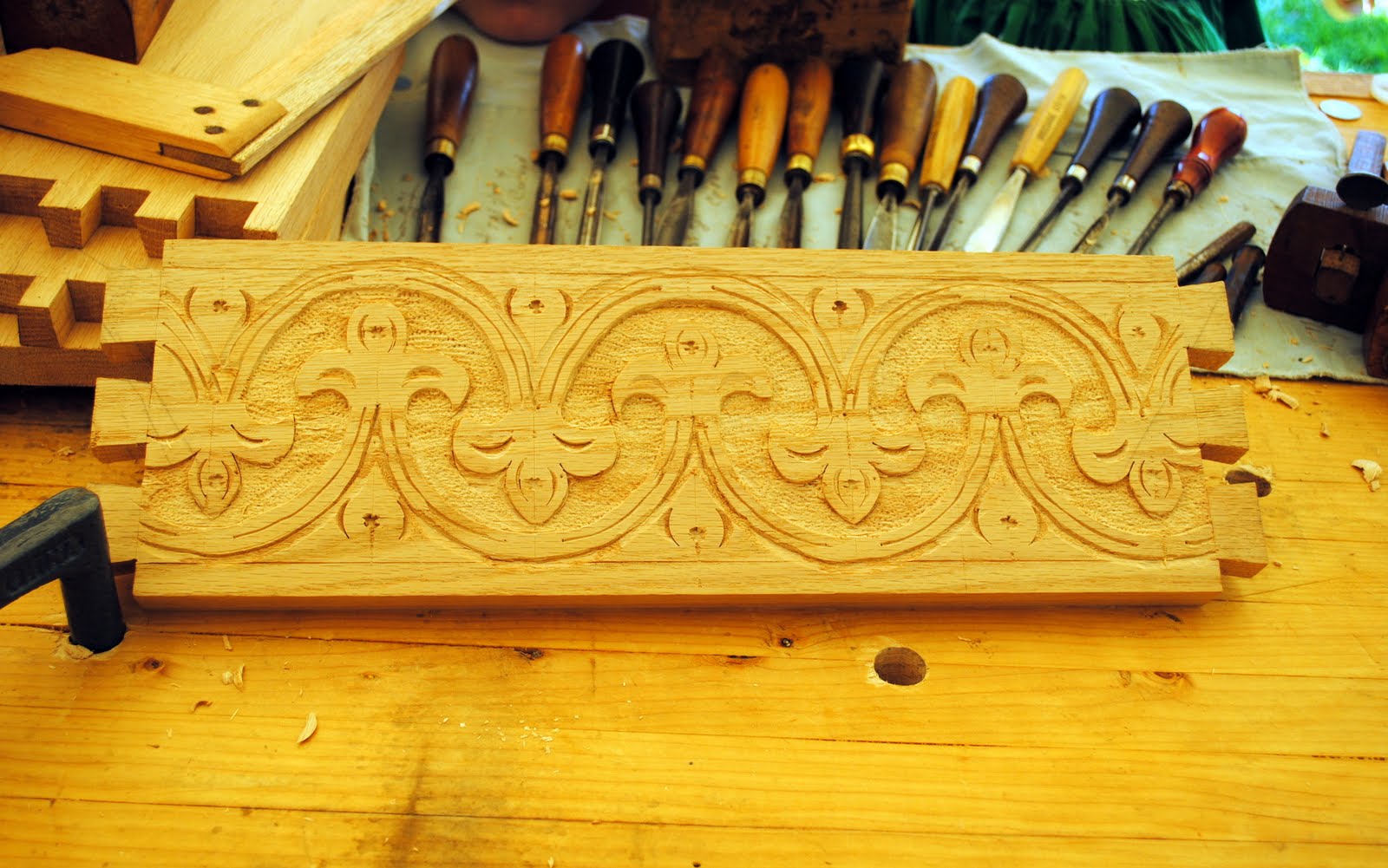 Shop Made Texture Punches for Carving