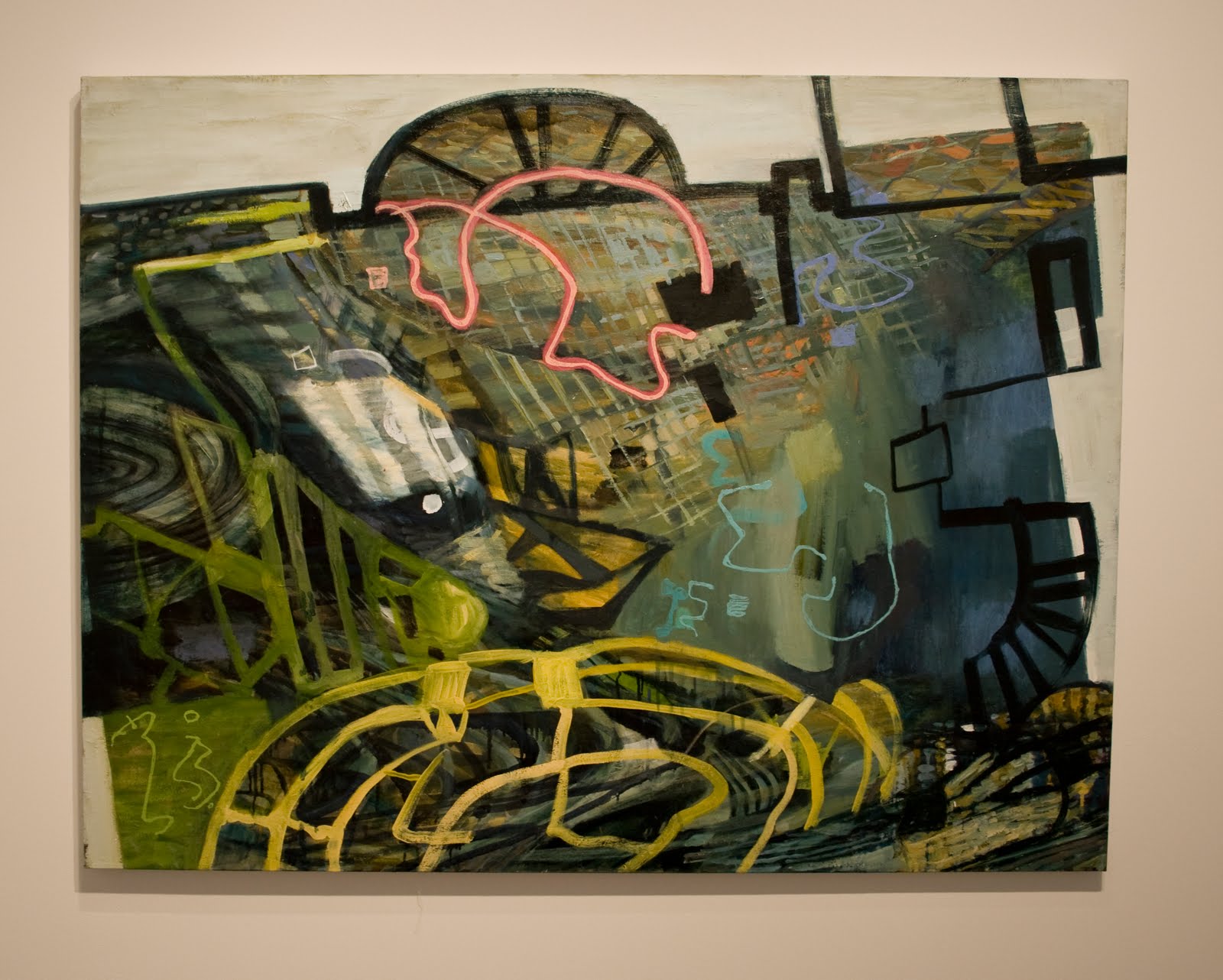 Shorttage: Video Villa new paintings by Barbara Grad at Kemper Crossroads