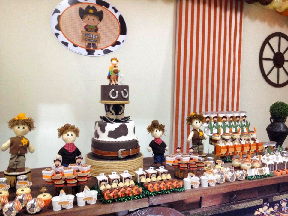 Meninas do Papel: Aniversário do Felipe - Tema: Cowboy