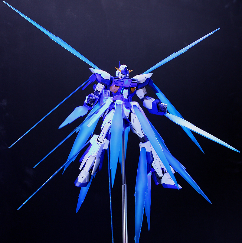 HG 1/144 Gundam AGE-FX Burst Mode customized build by kirayama