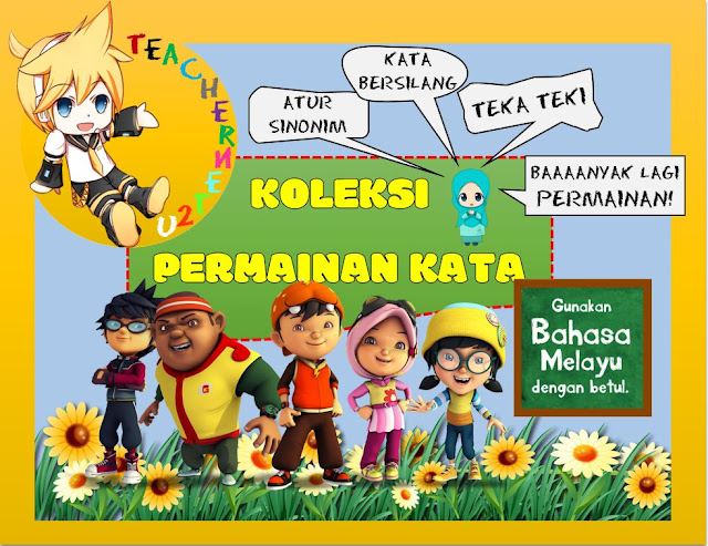 KOLEKSI PERMAINAN BAHASA YANG MENYERONOKKAN :)