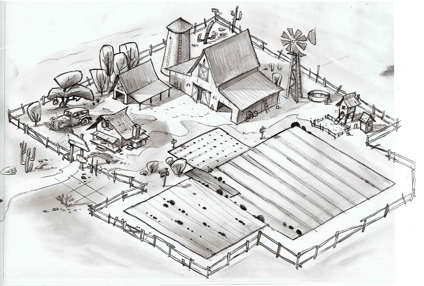 Jess Art: Barnyard Bliss