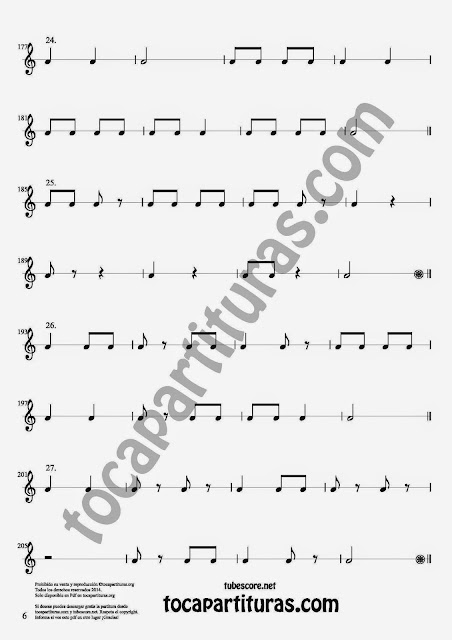 tocapartituras: 27 Ejercicios Rítmicos en 2/4 Partituras de Ritmos con ...