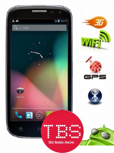 TBS Red de Banda Ancha de Tomelloso: Funker S454 Pro Dual Sim Azul-Blanco