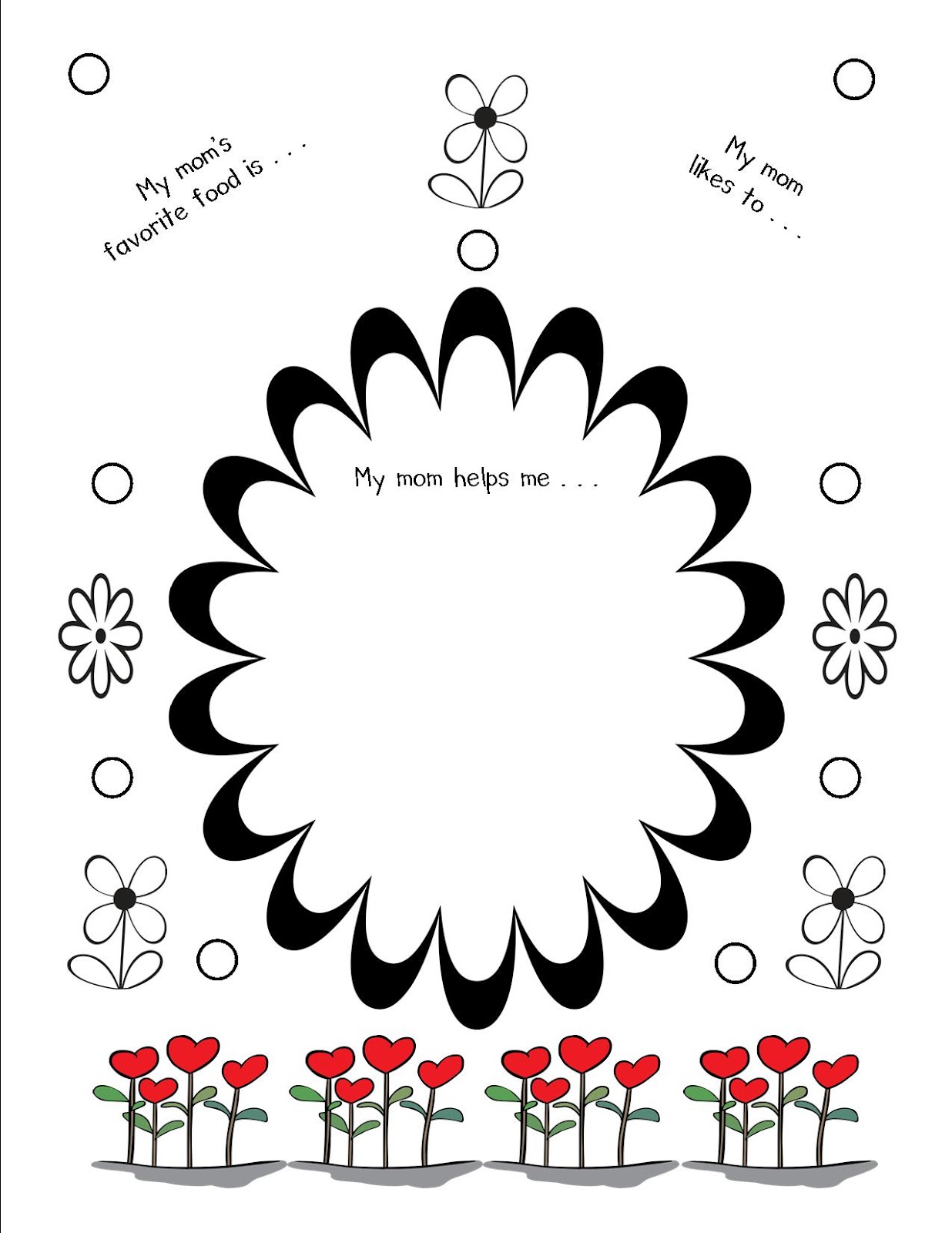 Blooming Kiddos: Mother's Day Freebie