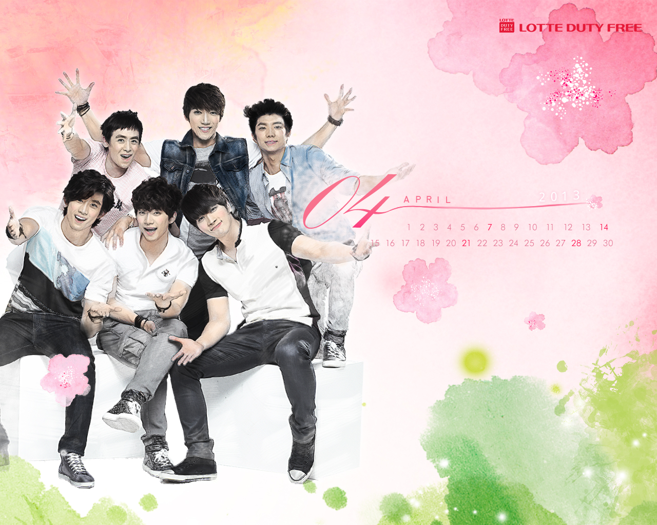 Everything About 2PM: [Poster] 2PM Lotte Duty Free Wallpaper [Calendar ...