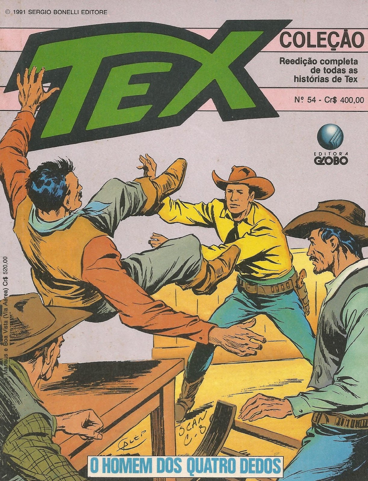 Gibis Clássicos: Tex Coleção n° 54 - Editora Globo