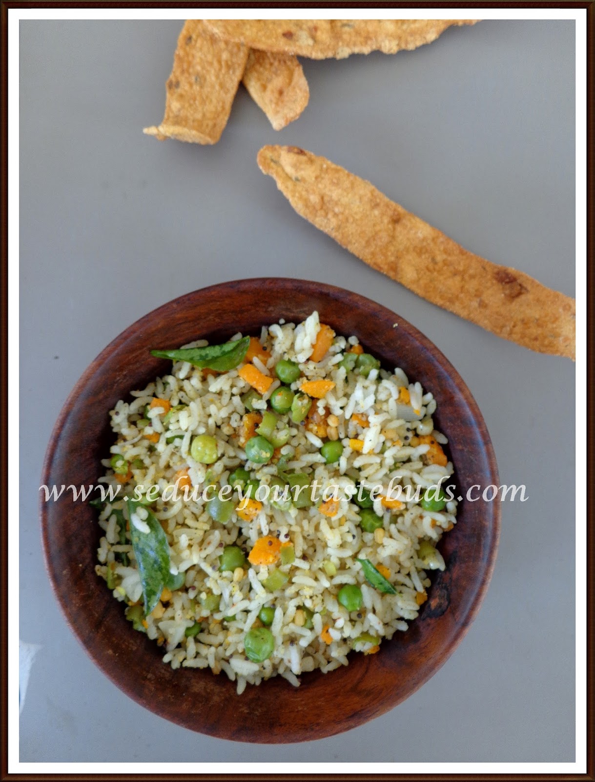 Simple Vegetable Rice Recipe - Seduce Your Tastebuds...