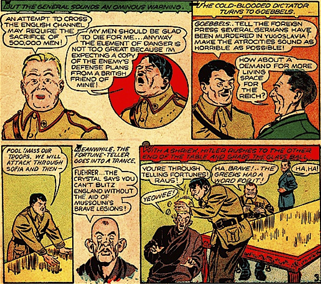 Weird Science DC Comics: Daredevil Battles Hitler #1 Review and *SPOILERS*—Just For the Hell Of ...