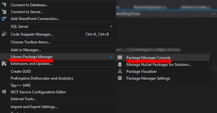 Downgrade NuGet Packages - Visual Studio