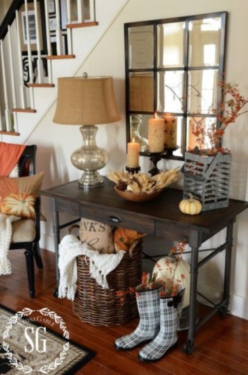 Fall Home Décor inspired by Fall Fashion