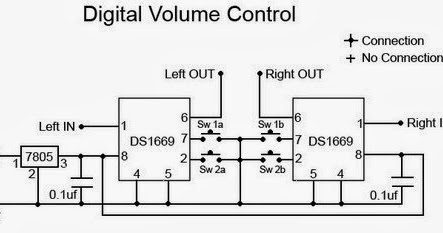 Digital Volume Control - Popular Electronics Circuit