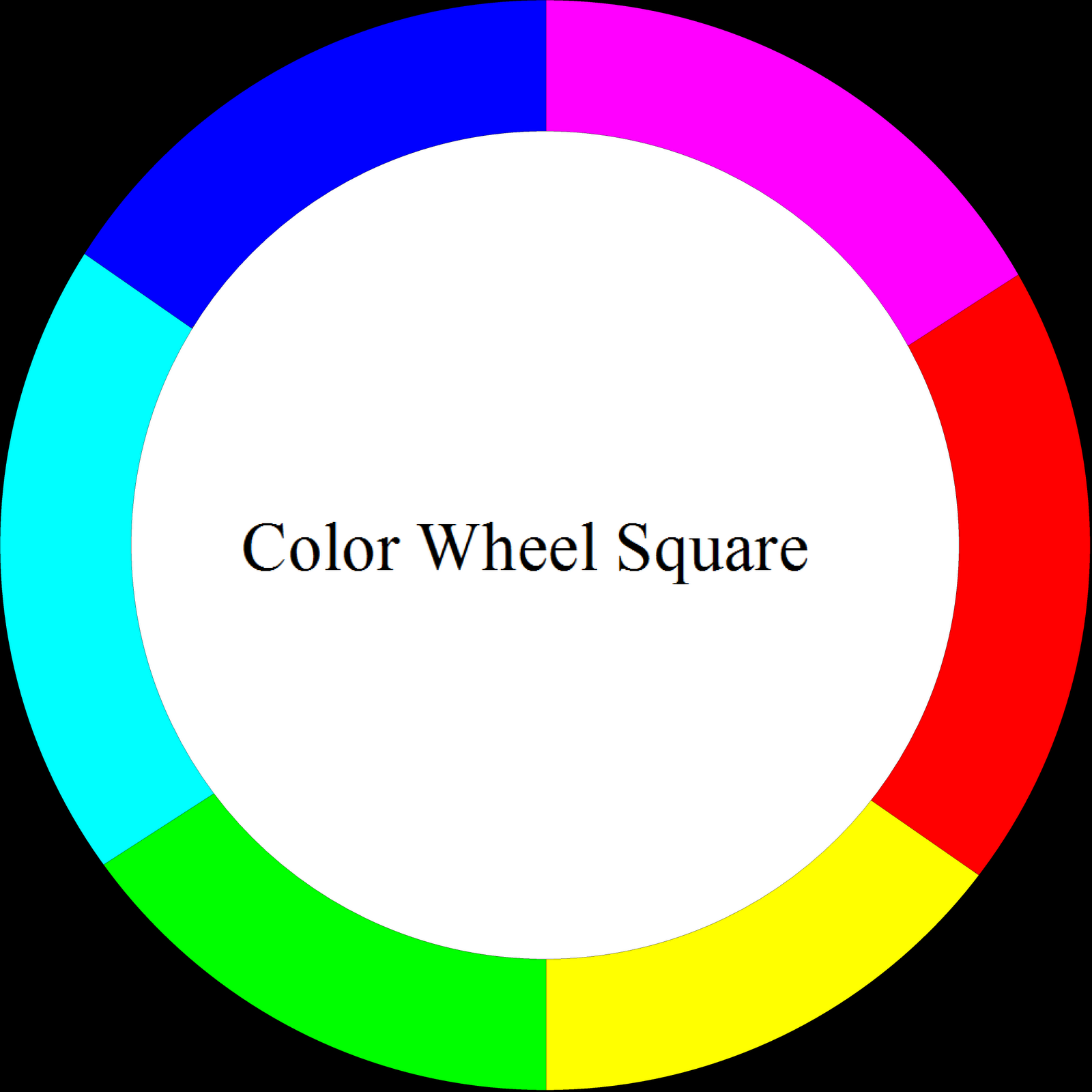 Colored Coloured Blog: Color Wheel Square