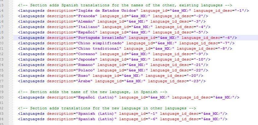 Websphere Commerce Server (WCS) n00b: Enabling additional languages