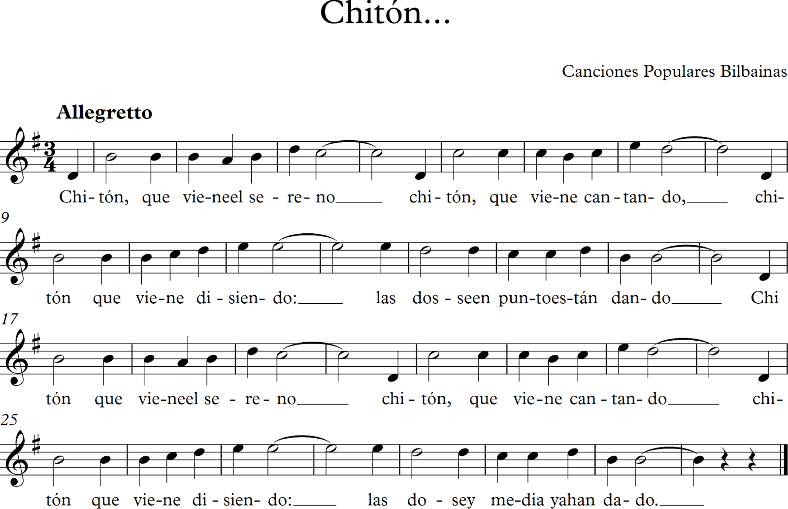 Chitón... - Descubriendo la Música