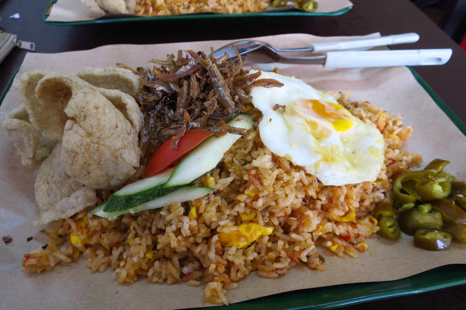 Small Potatoes Make The Steak Look Bigger: A nasi goreng kampung from ...