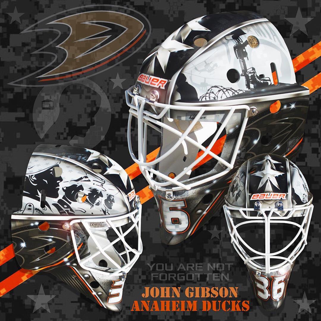 I Love Goalies!: John Gibson 2018-19 Mask