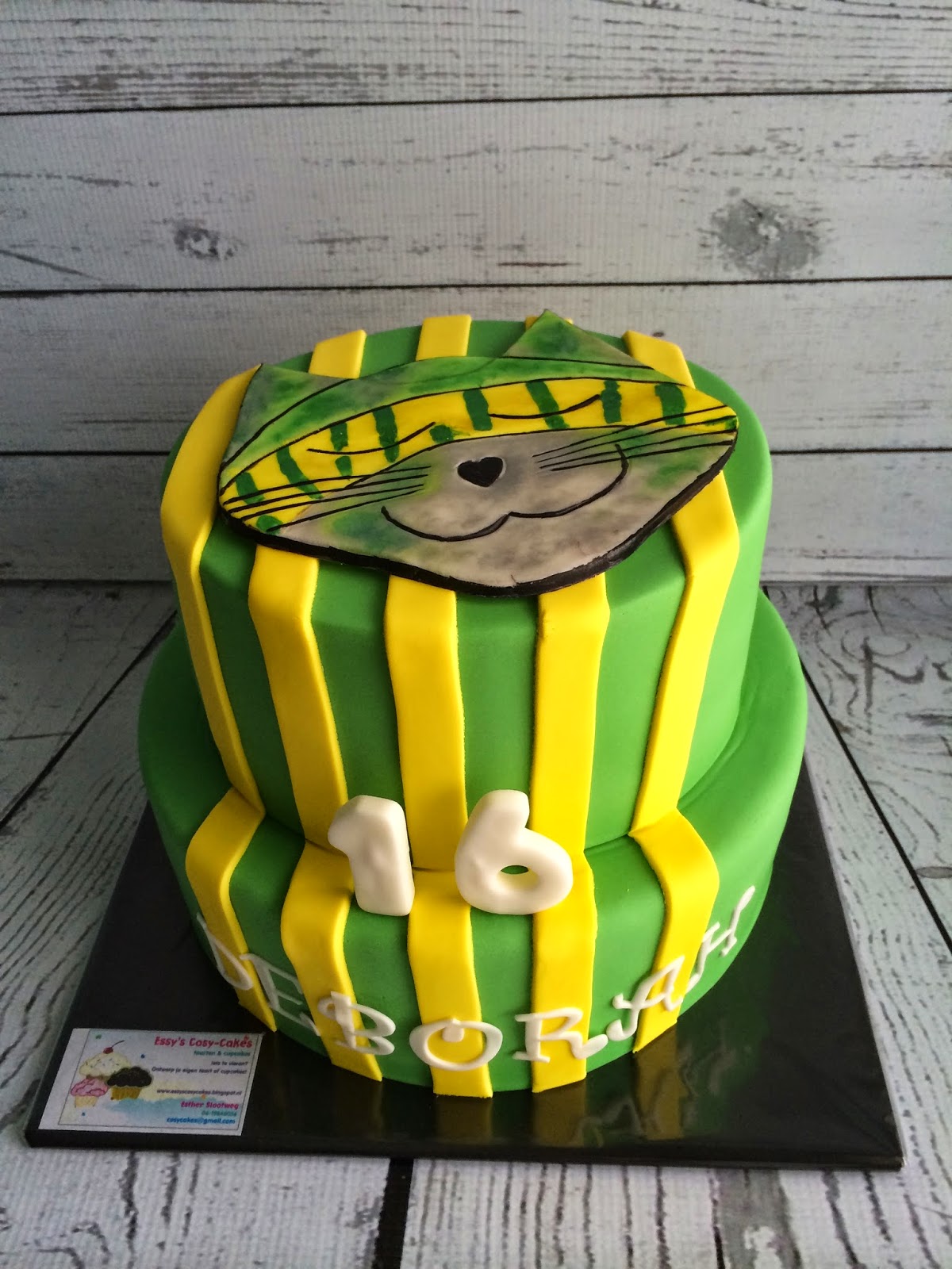 Taart bij Essy's Cosy-Cakes: Ado sweet 16 taart