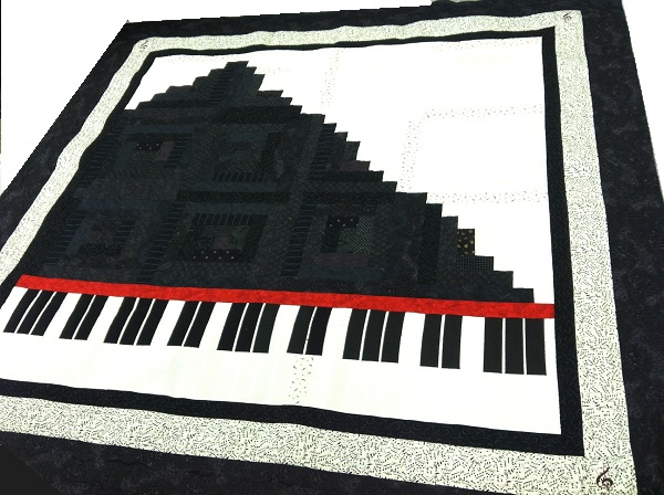 Quilting Together: Piano Quilt