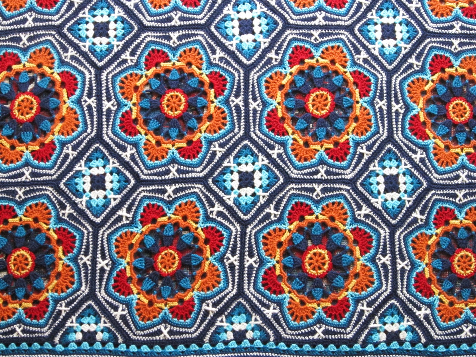 knit & crochet design: Persian Tiles