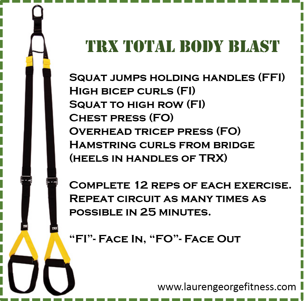 Workout Wednesday TRX Style | Fun, Fit and Fabulous!