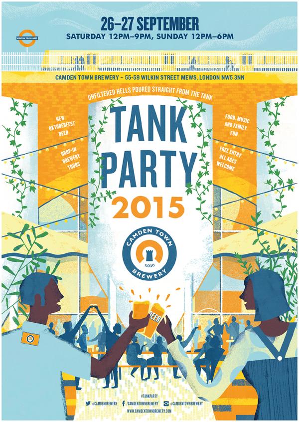 London Pop-ups: Camden Town Brewery's 2015 Tank Party in NW5
