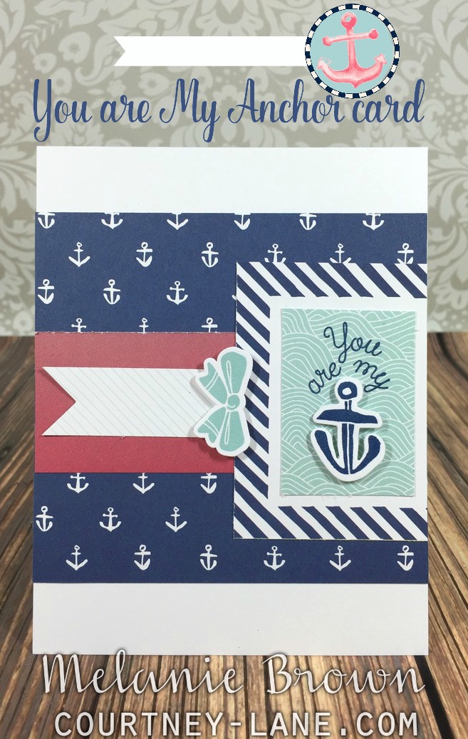 Courtney Lane Designs: You are My Anchor card