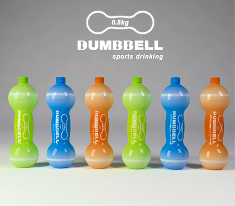 Design Journal: Dumbbell Sports Drink Packaging