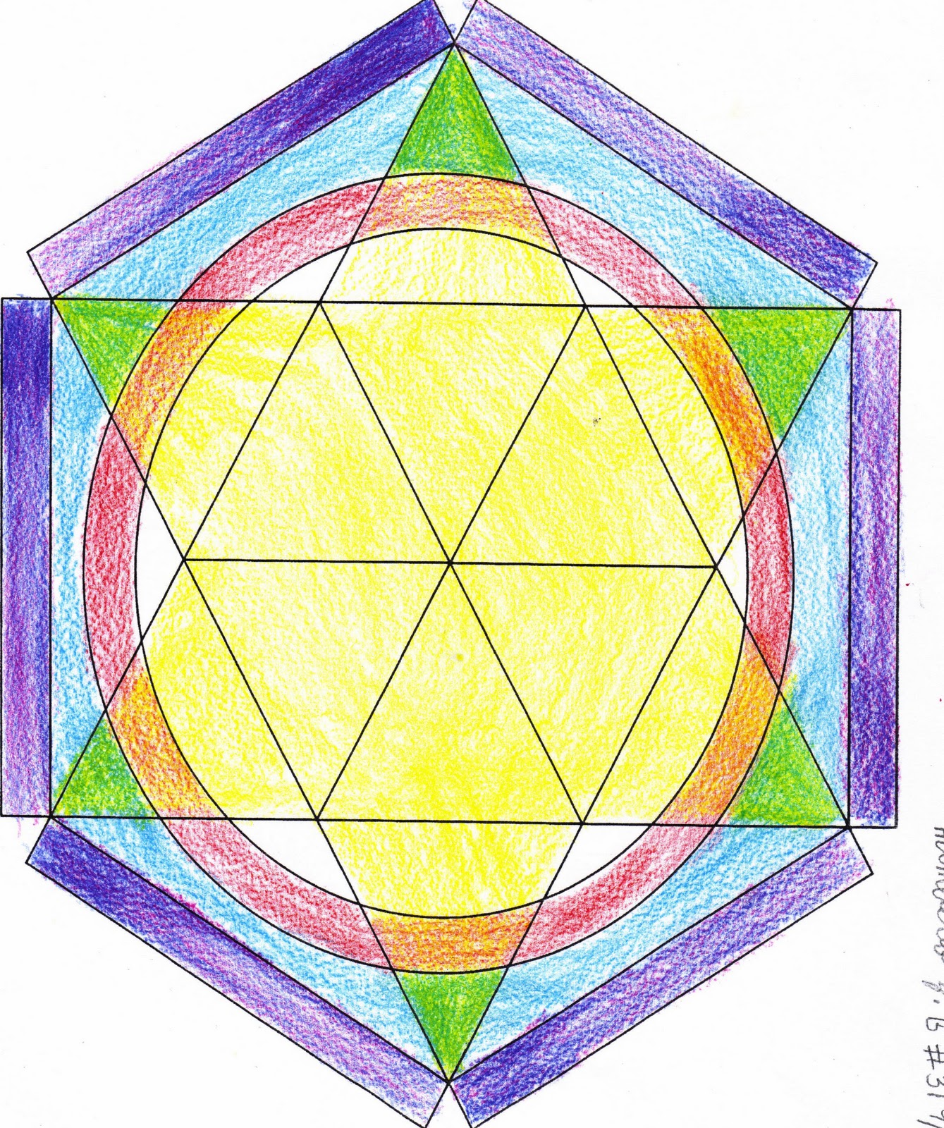 Tiny Tea Art: Color Wheel - 5th Grade - 9/26/11