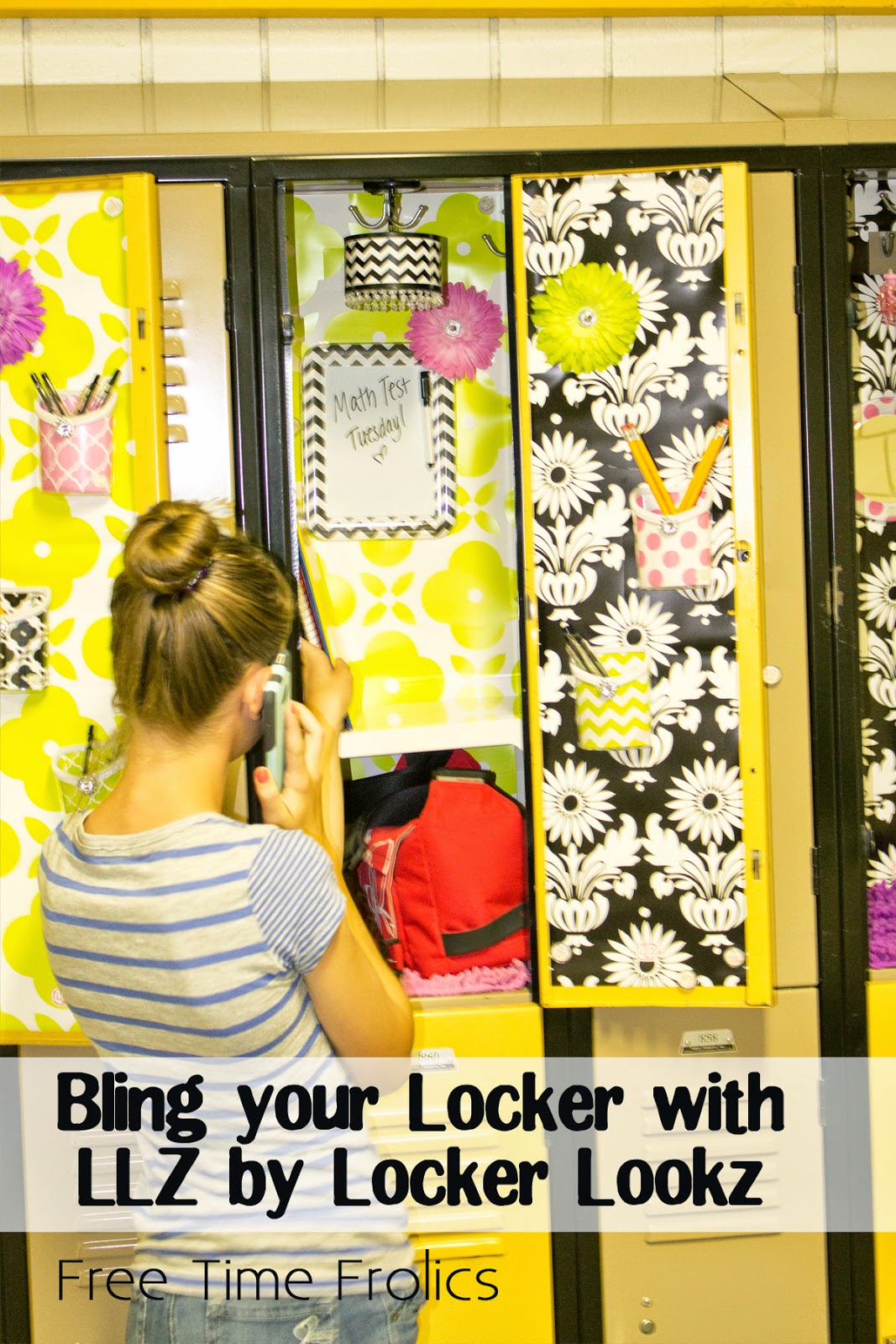 Bling out your Locker with LLZ by Locker Lookz - Free Time Frolics