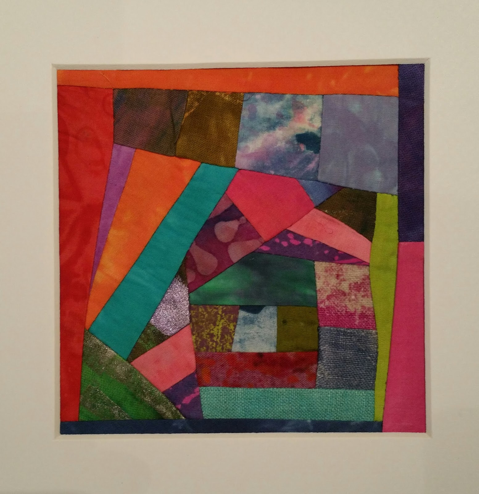 sew sew art: Mini Quilts Framed for the Art Show and Sale