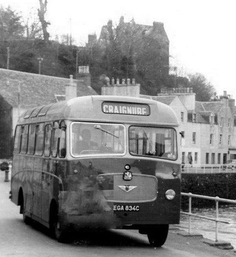 Tour Scotland: Old Photograph Bus To Craignure In Tobermory Isle Of ...