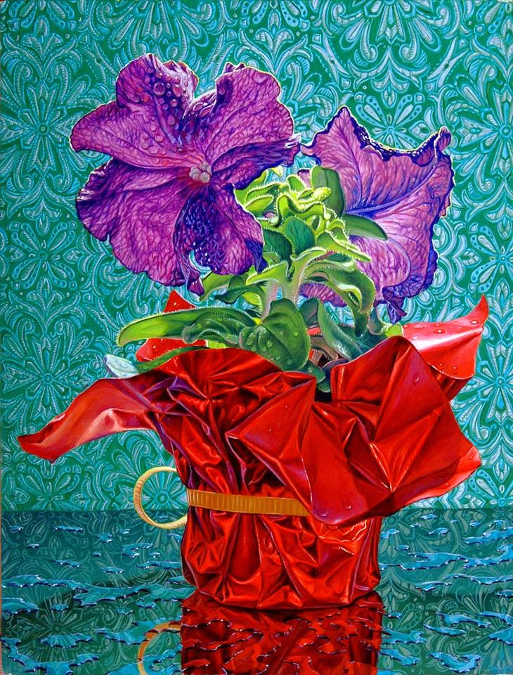 Eric Wert, 1976 ~ Hyperrealist Floral Still Life painter | Tutt'Art ...