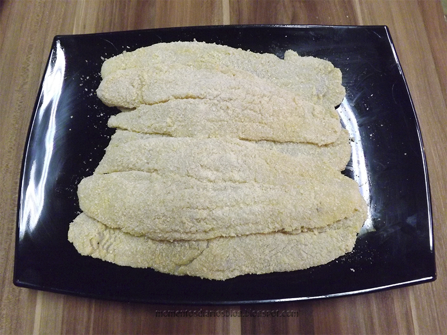 Receitas e Sabores #3 - Filetes de pescada panados com arroz de tomate ...