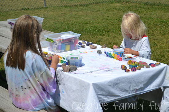 Get Crafty: Painting Rocks - Creative Family Fun
