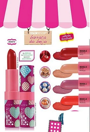 Batom e Blush: Novos Batons da Avon